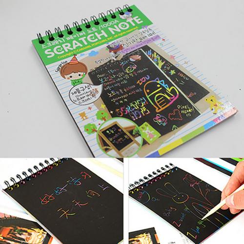 Children's Colorful Scratch Drawing Tool Drawing A... – Grandado
