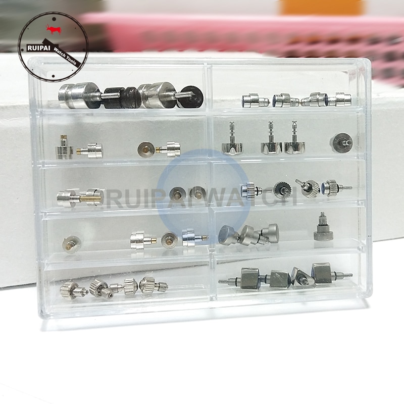 50pcs/box Stainless Steel Watch Crown Kit box Pres... – Grandado