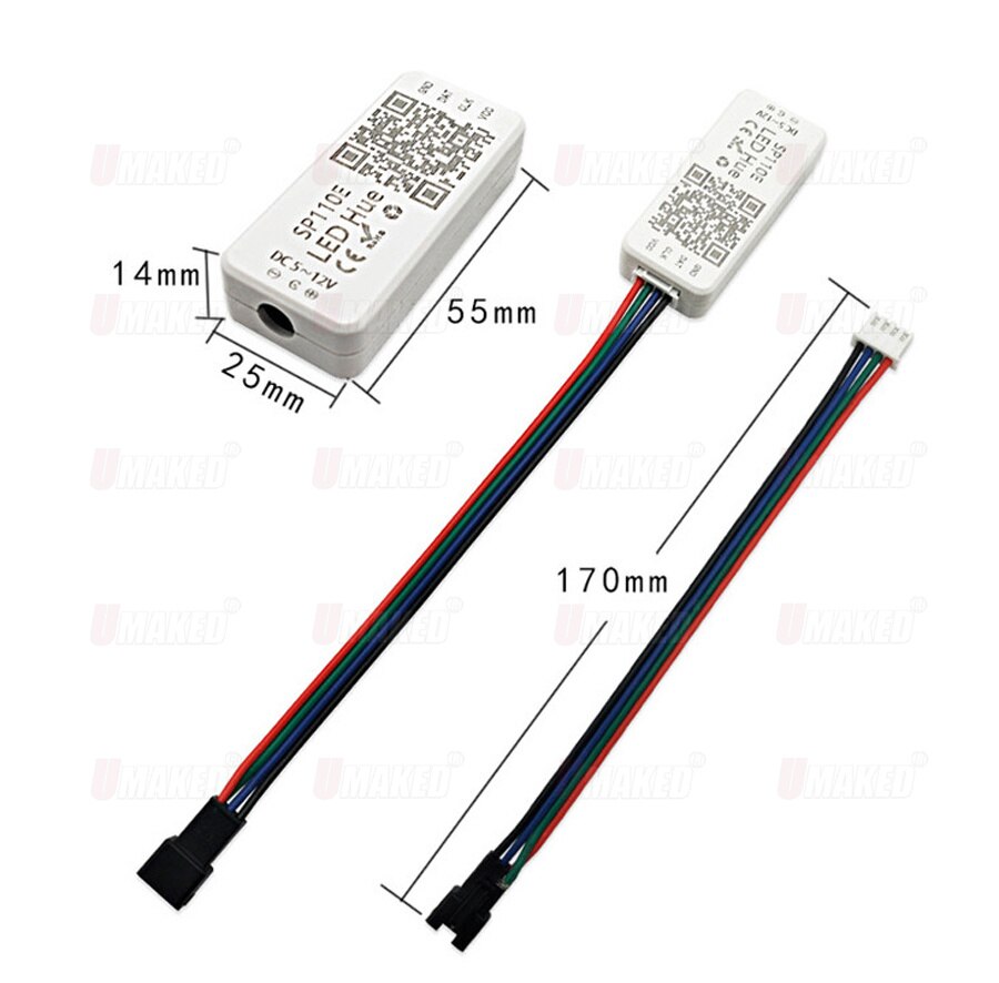 SP110E Bluetooth Pixel licht Controller WS2811 WS2... – Vicedeal