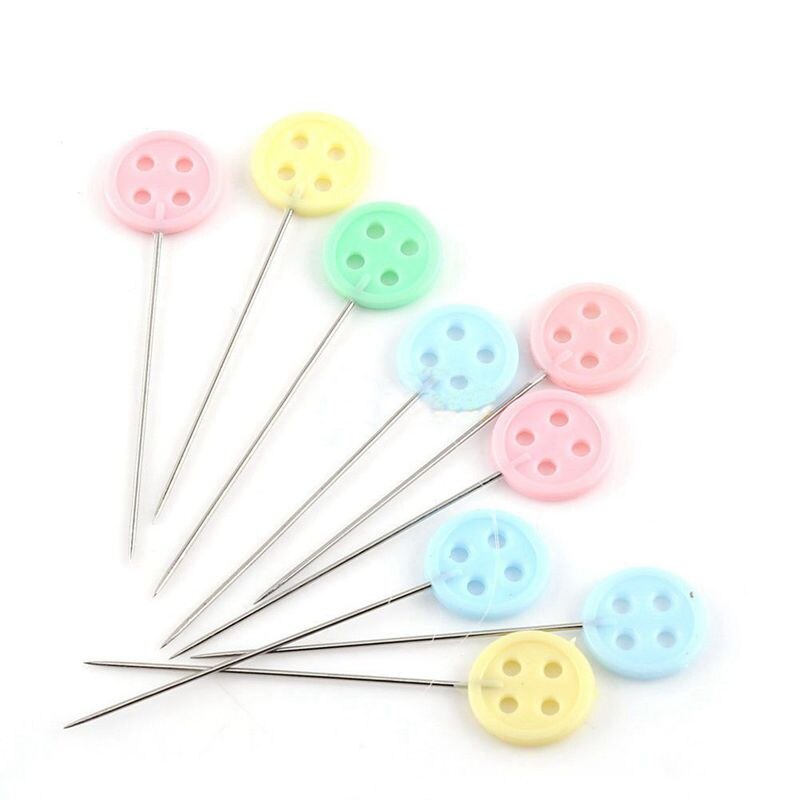 100pcs/bag Pins Mixed Colors Sewing Patchwork Pins... – Grandado