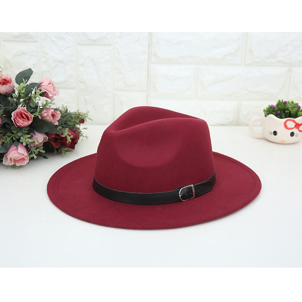 Classic British Fedora Hat Men Women Imitation Woo... – Vicedeal