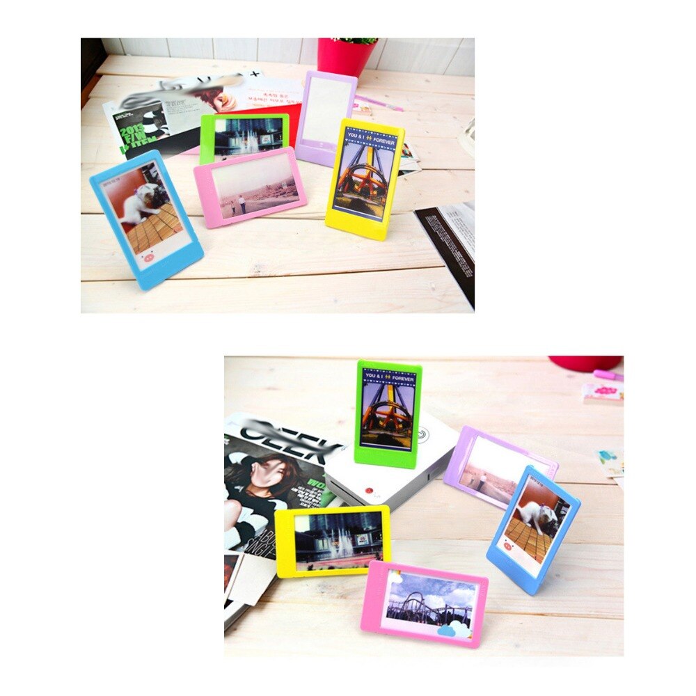 5x Colorful Photo Decor Borders Stand Photo Frame ... – Vicedeal