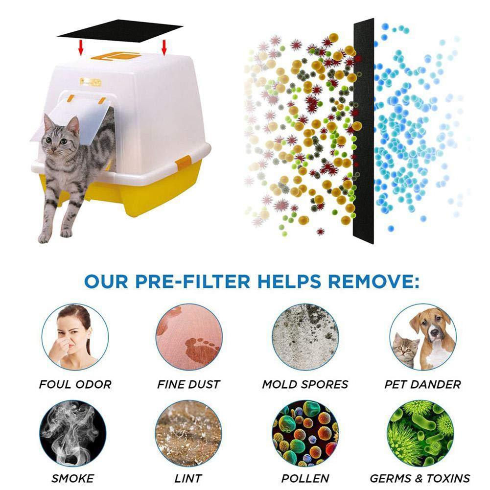 4/6 PcsActivated Carbon Filters Cat Litter Boxes C... – Vicedeal