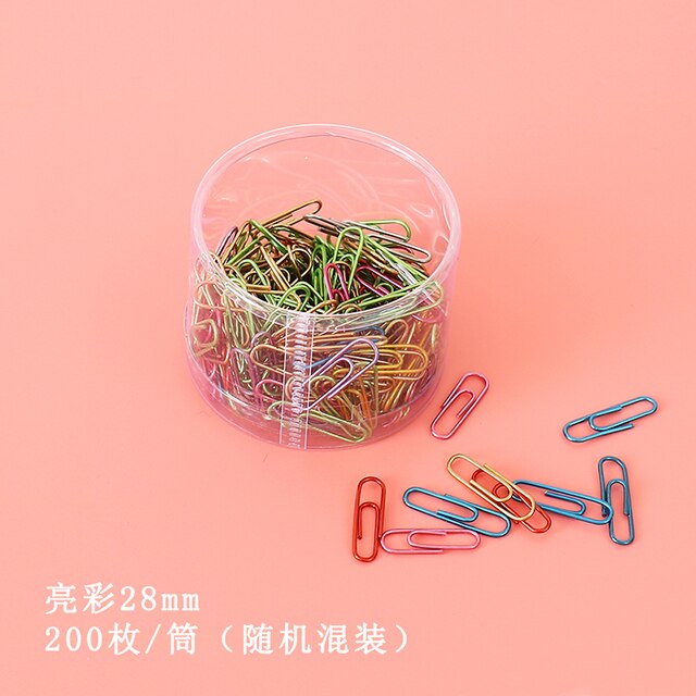Bright Color Paper Clip Office Supplies Cute Clip ... – Grandado