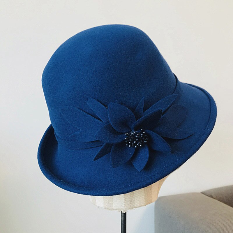 Vrouwen Wol Cloche Emmer Hoed Warme Dames Winter H... – Grandado