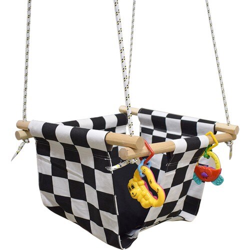 Baby Swing Cradle-Hout – Grandado