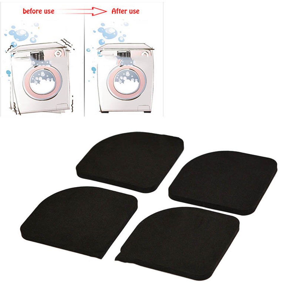 4pcs/set Black Refrigerator Anti-vibration Pad Mat... – Grandado