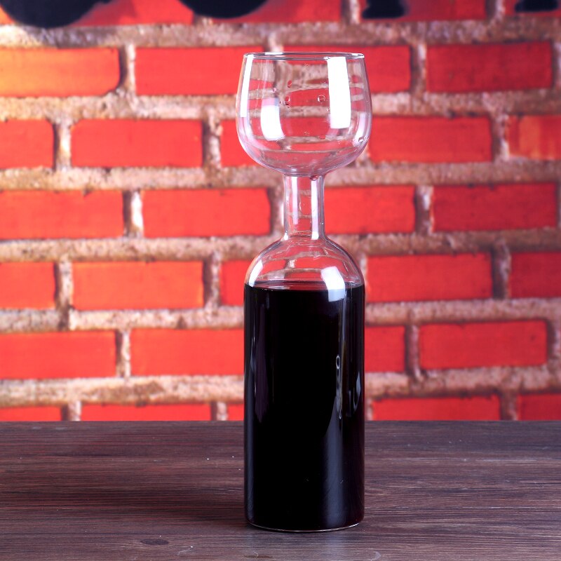 25.5ounce Handmade Blown Wine Glass Bottle Heat Re... – Grandado