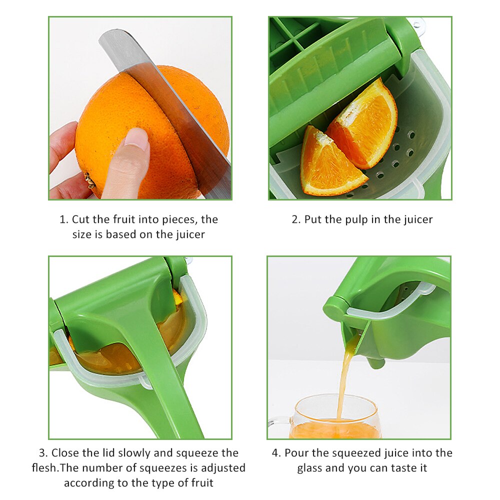 1PC Plastic Citrus Fruits Squeezer Orange Hand Man... – Grandado