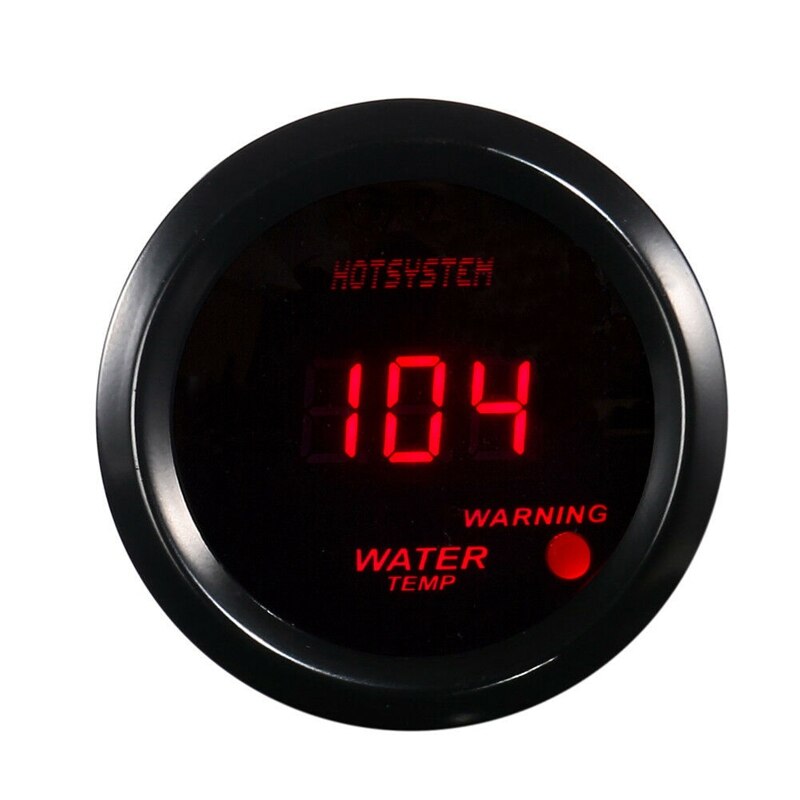 Car Black 2 Inch 52mm Red Digital LED Electronic W... – Grandado