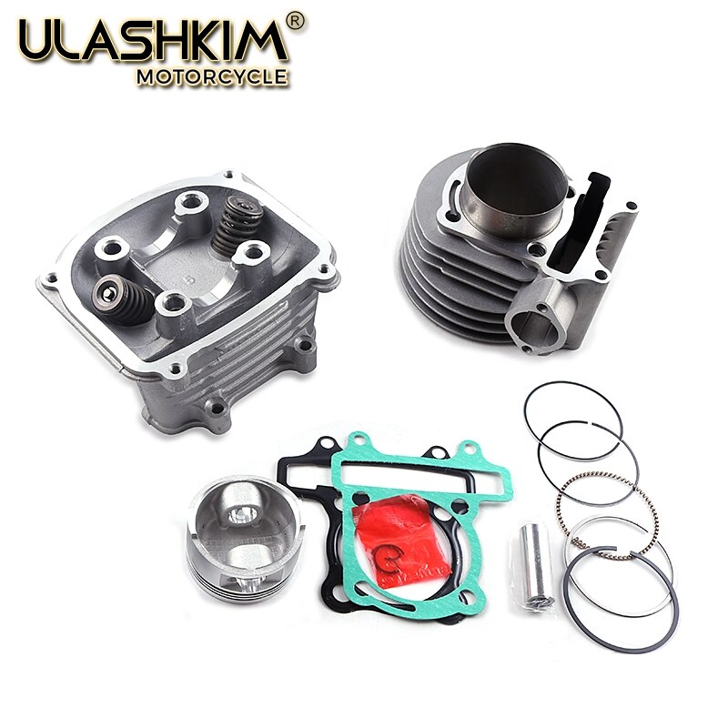GY6 125cc upgrade GY6 150cc CYLINDER HEAD KIT 57.4... – Vicedeal