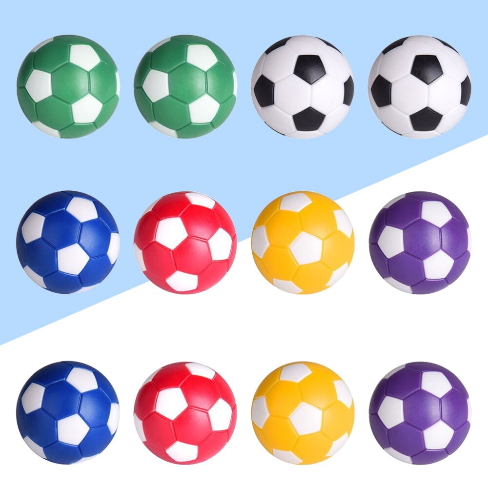 Pack of 24 Table Soccer Balls Mini Plastic Balls O... – Grandado
