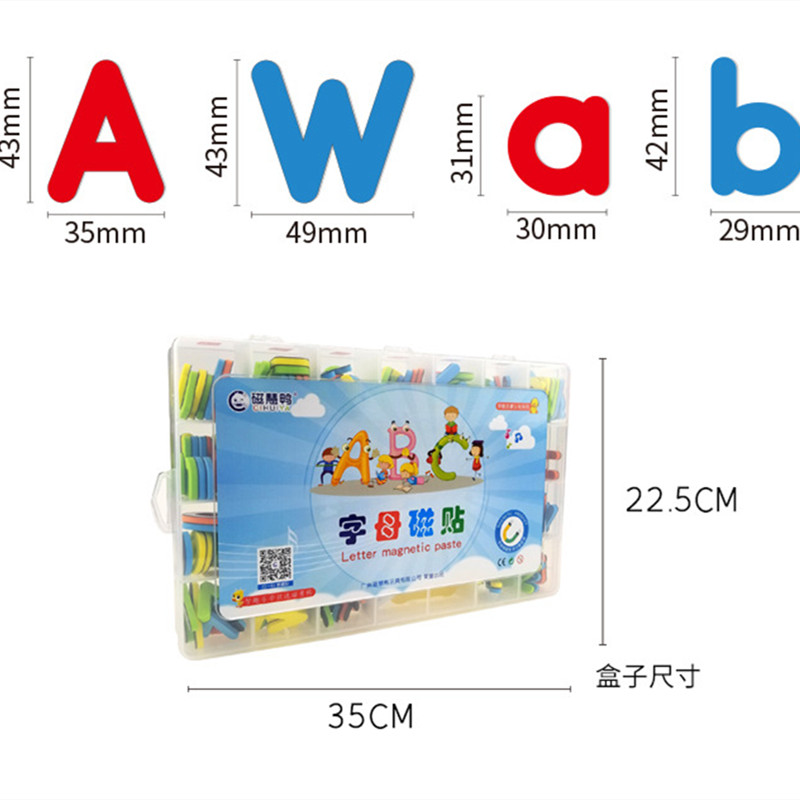 208/104pcs Magnetic Foam Letters Educational Alpha... – Grandado