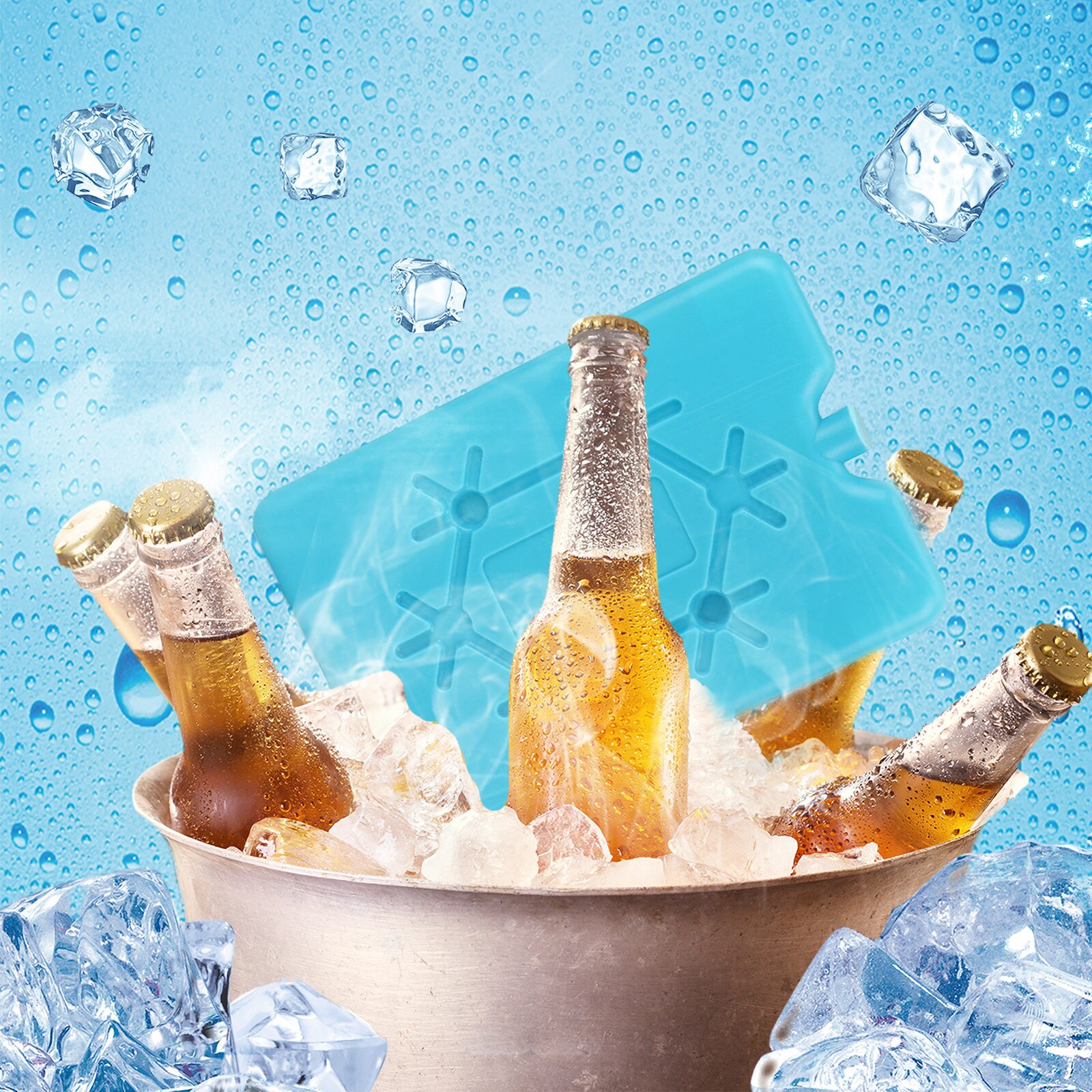 3PC Reusable Freezer Ice Bags, Food Preservation A... – Vicedeal