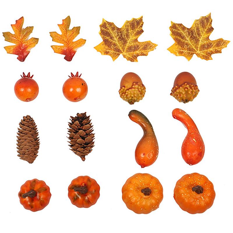 16 stk halloween frukt prop sett simulering kunsti... – Grandado