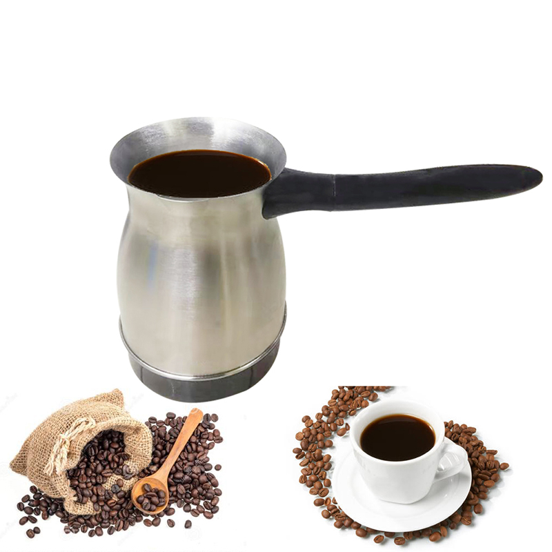 600W 220V Coffee Machine Stainless Steel Turkish C... – Vicedeal