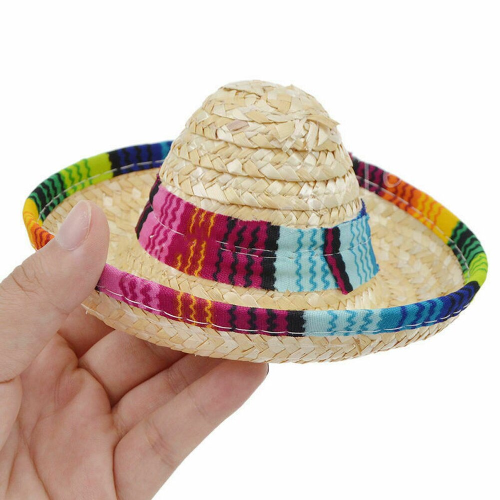 Dog Sombrero Hat & Triangle Scarf Set – Mexican Party Costume For Small ...