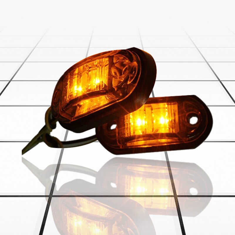 12V / 24V 2 LED Side Marker Lights Lamp For Car Tr... – Grandado