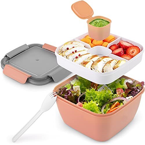 52oz Bento Lunch Box Salad Container for Lunch BPA... – Grandado