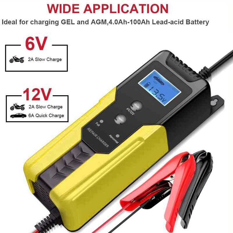 Automatische Auto Acculader 12V Intelligente Auto ... – Vicedeal