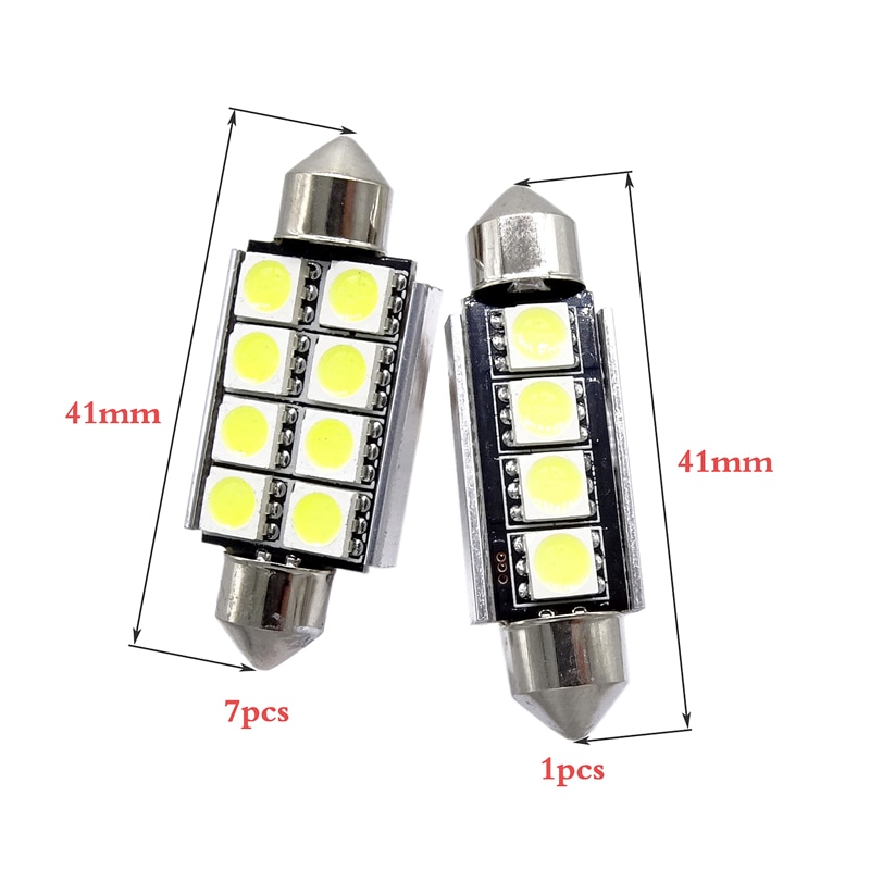 14 Pcs Error Free LED Trunk Bulb Car Interior Ligh... – Grandado