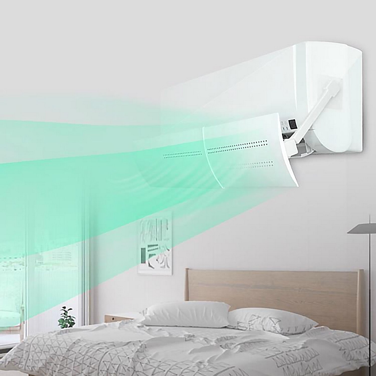 Air Conditioner Wind Deflector Retractable Anti Di... – Grandado