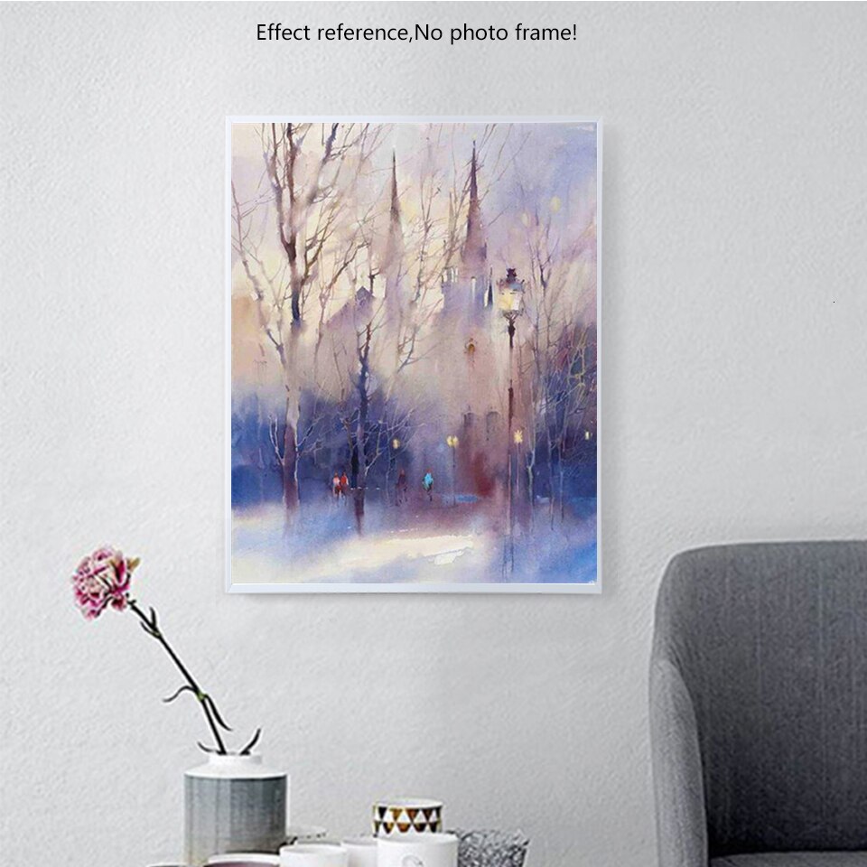 AZQSD Paint By Numbers For Adults Scenery DIY Unfr... – Grandado