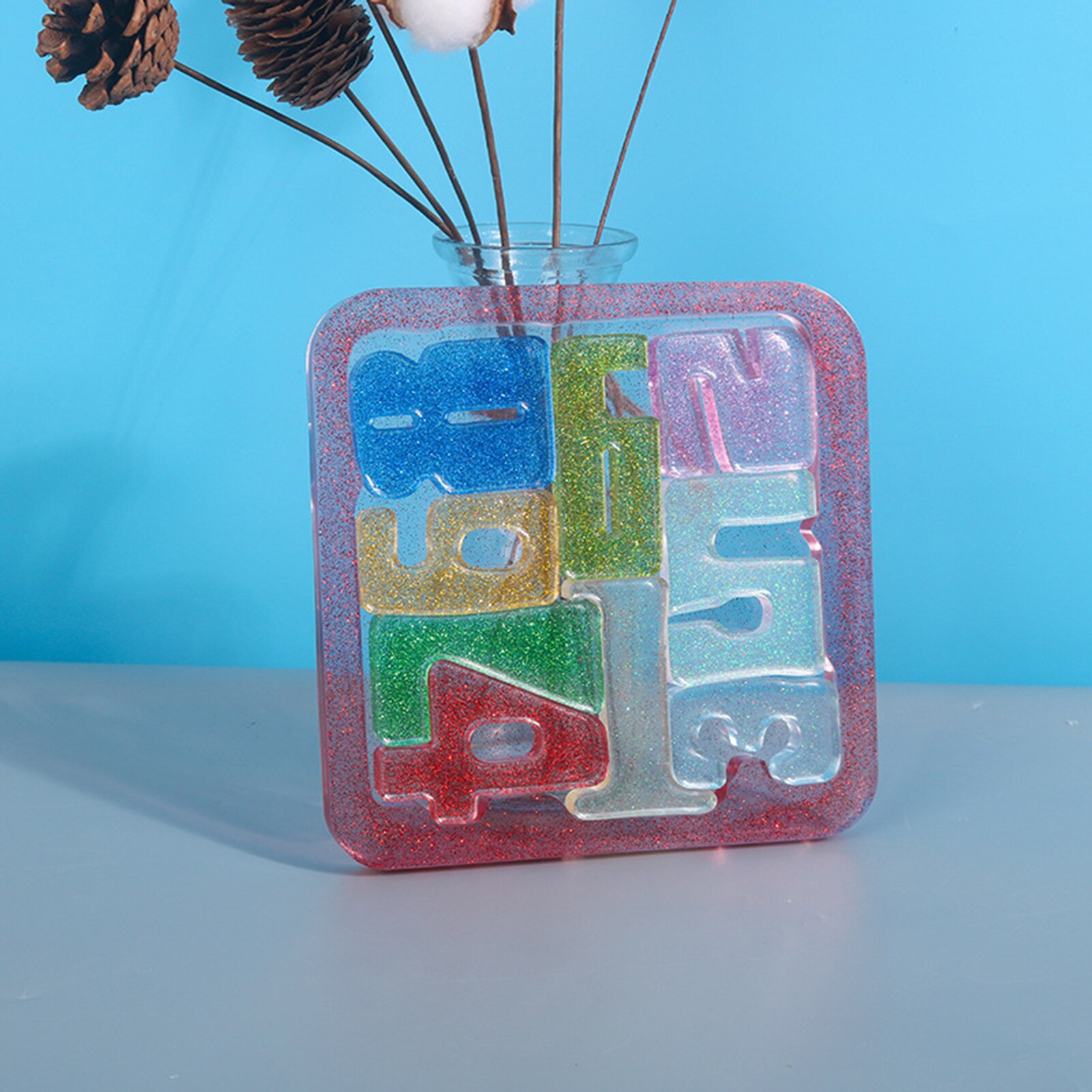 DIY Epoxy Mold Handmade Number Puzzle Silicone Mou... – Grandado