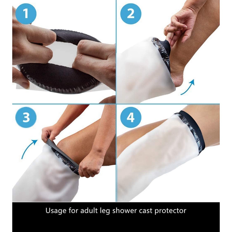 ! Waterproof Cast Cover Leg Adult Full Leg Shower ... – Grandado