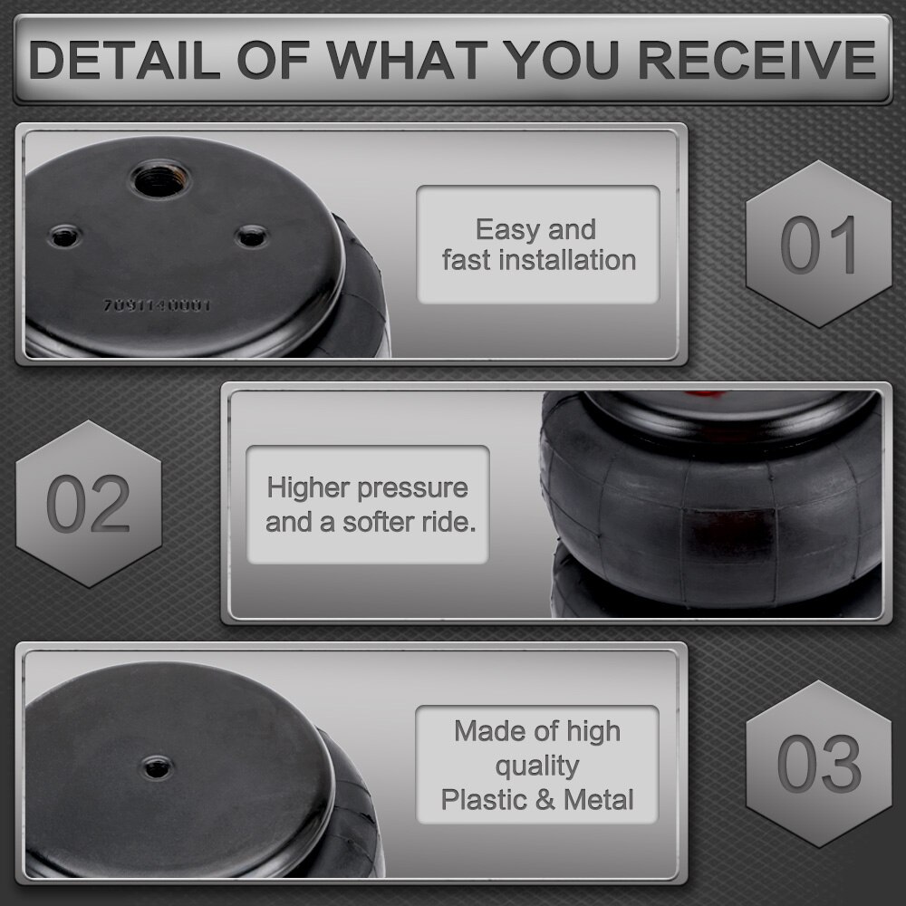 1Piece Standard 2600 lb Air Ride Suspension Bag Do... – Vicedeal