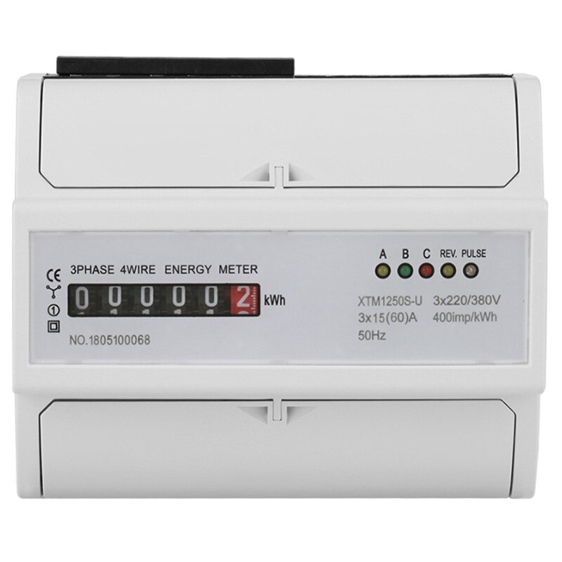 Gtbl 1 Pcs Kwh Meter 3X220V/380V Digitale 3-Fase 4... – Grandado