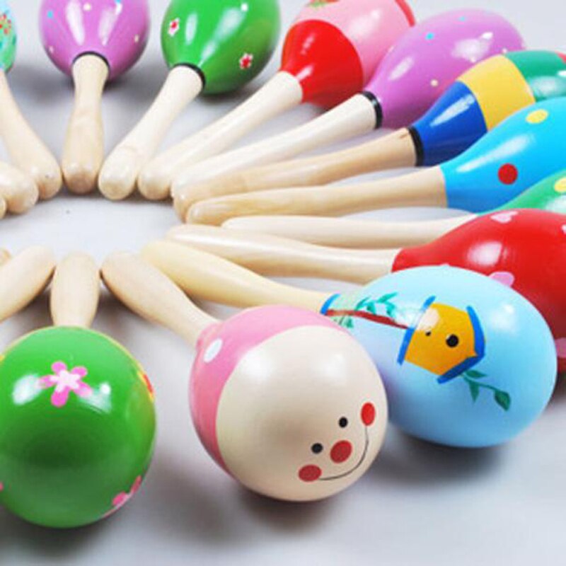 Mini Wooden Ball Children Toys Percussion Sand Ham... – Grandado