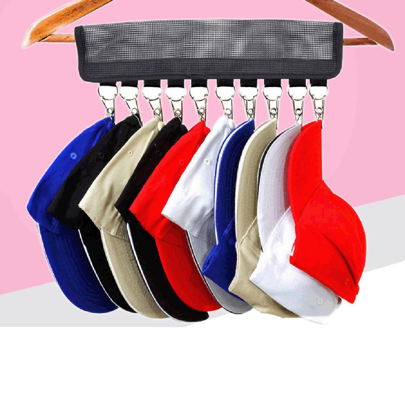 Portable cloth hanger hanger paste hat clip hat ha... – Vicedeal