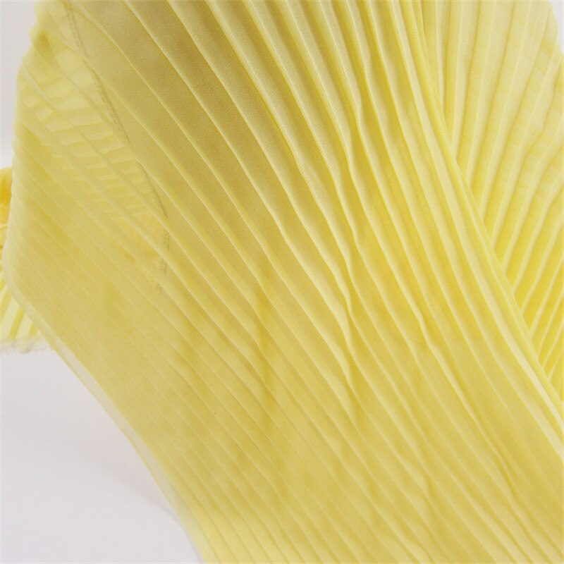 1 Yard Yellow Chiffon Ruffled Lace Fabric Frill Pl... – Grandado