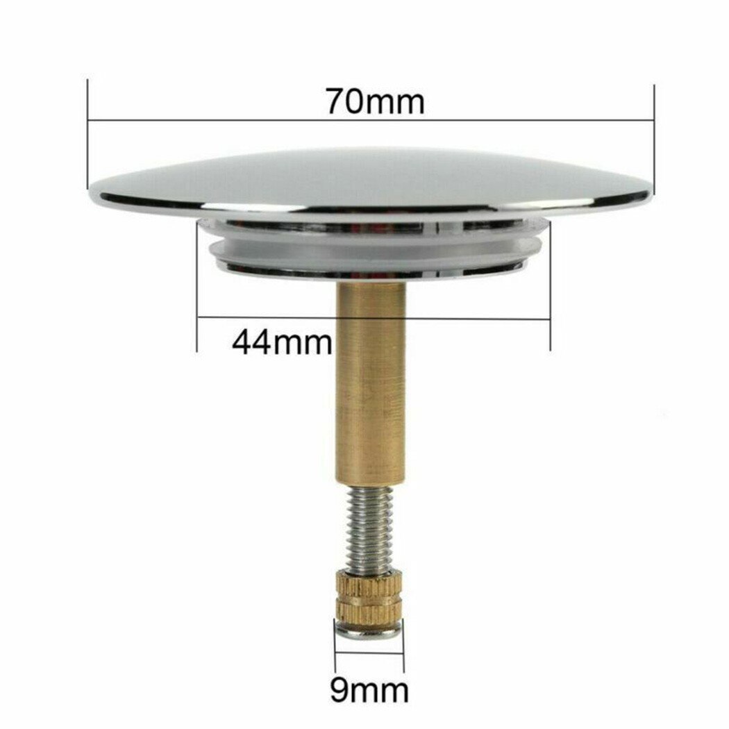 1*Bath Basin Waste Stopper Plug 70mm Bath Basin Ty... – Grandado