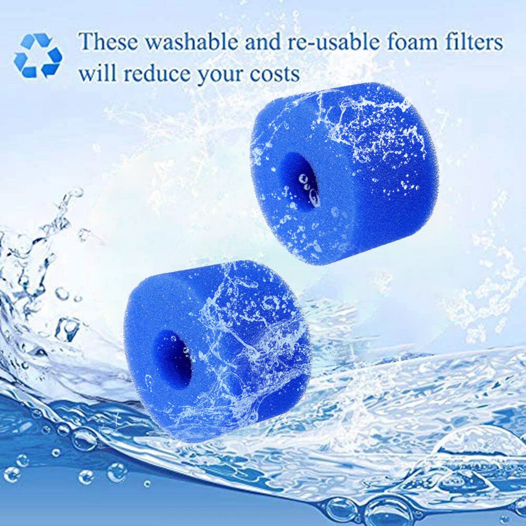 2pcs Swimming Pool Filter Washable Sponge Foam Car... – Grandado