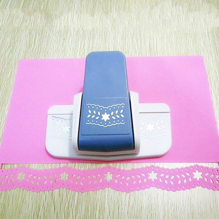 Stor fancy gräns prägling punch scrapbooking maski... – Grandado