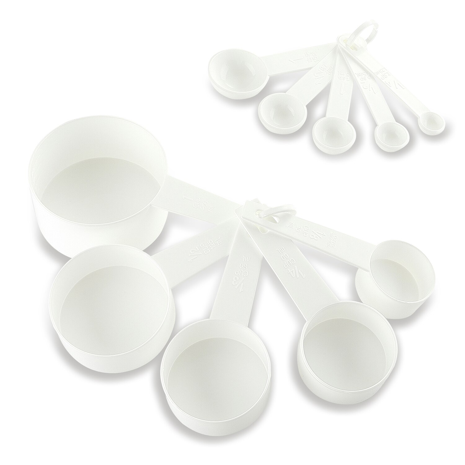 Seacreating Measuring Cups and Spoons Set of 10 Pi... – Grandado
