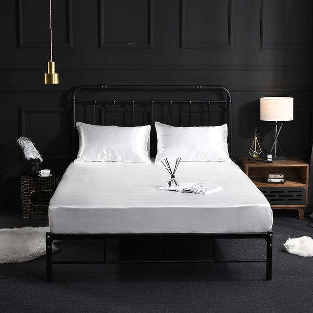 48 Hoeslaken Matras Protector Cover Zijde Satijn L... – Grandado