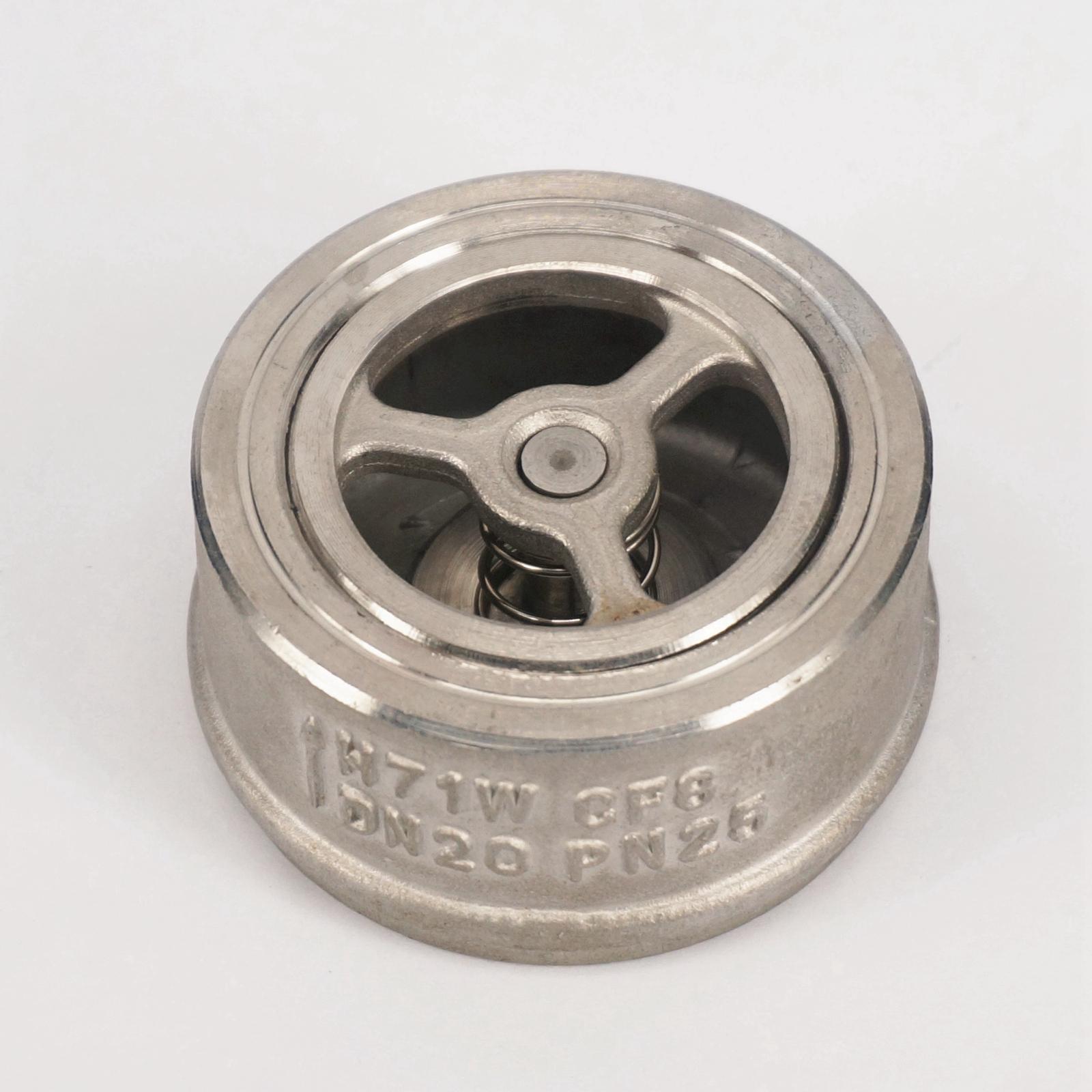DN20 3/4" 304 Stainless Steel Wafer Check Valve No... – Grandado