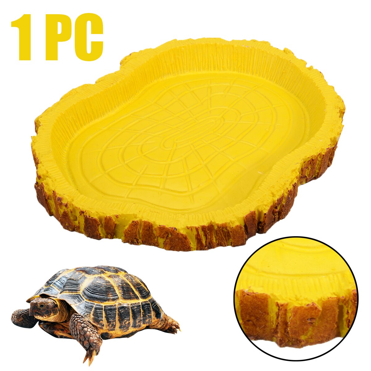 1pc Reptiel Hagedis Voedsel Schotel Lade Kom Hars ... – Grandado