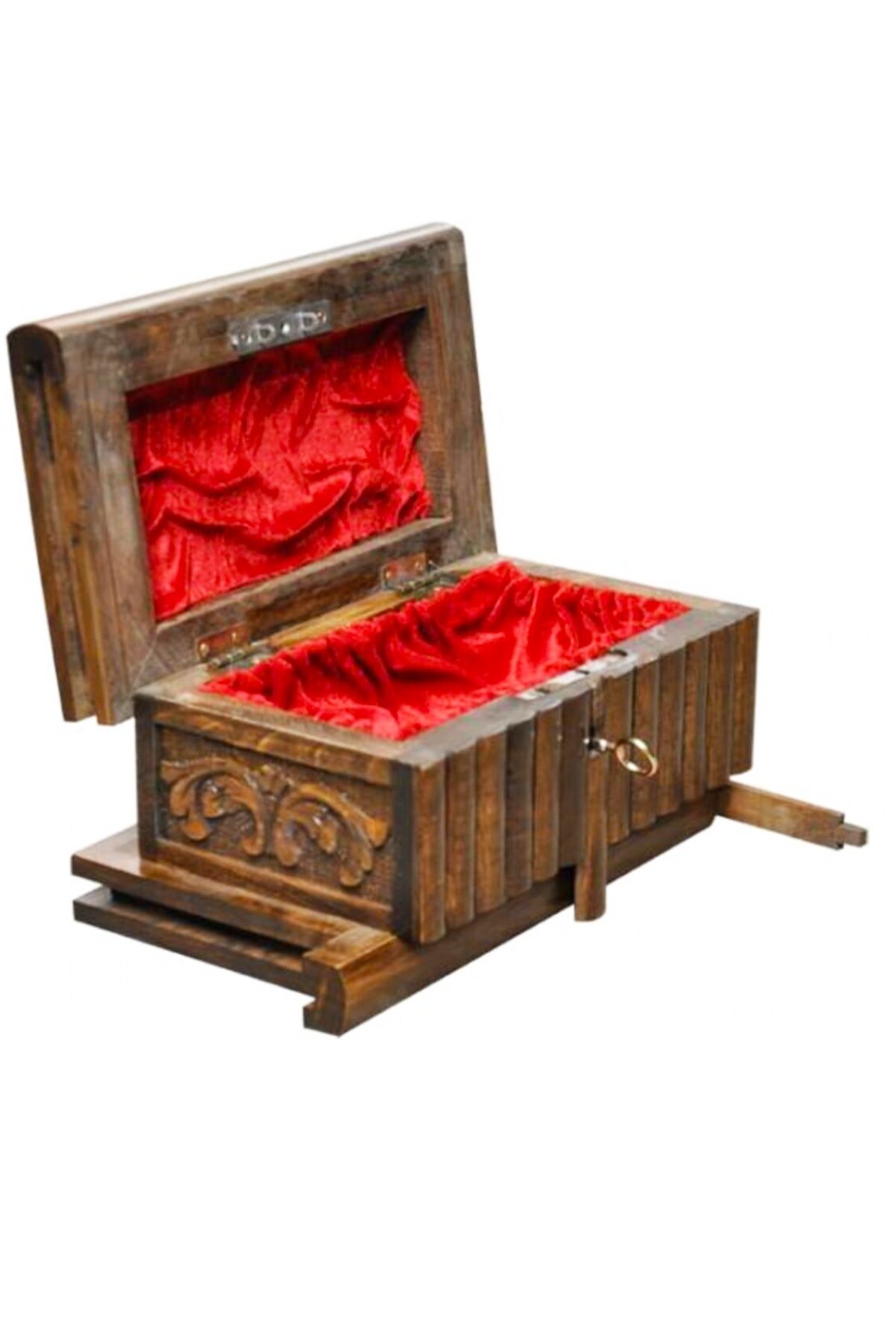 Genuine Walnut wood Handwork Carved Art Middle Siz... – Grandado