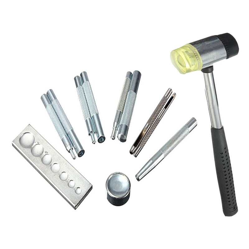 ABKM Set Of 12 Craft Tool Die Punch Snap Rivet Set... – Grandado