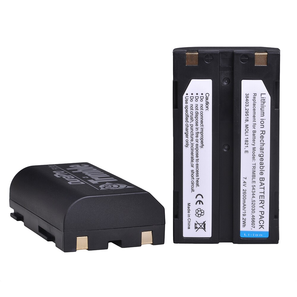 DuraPro 2600mAh D-Li1 Li-ion Battery for Trimble 5... – Grandado