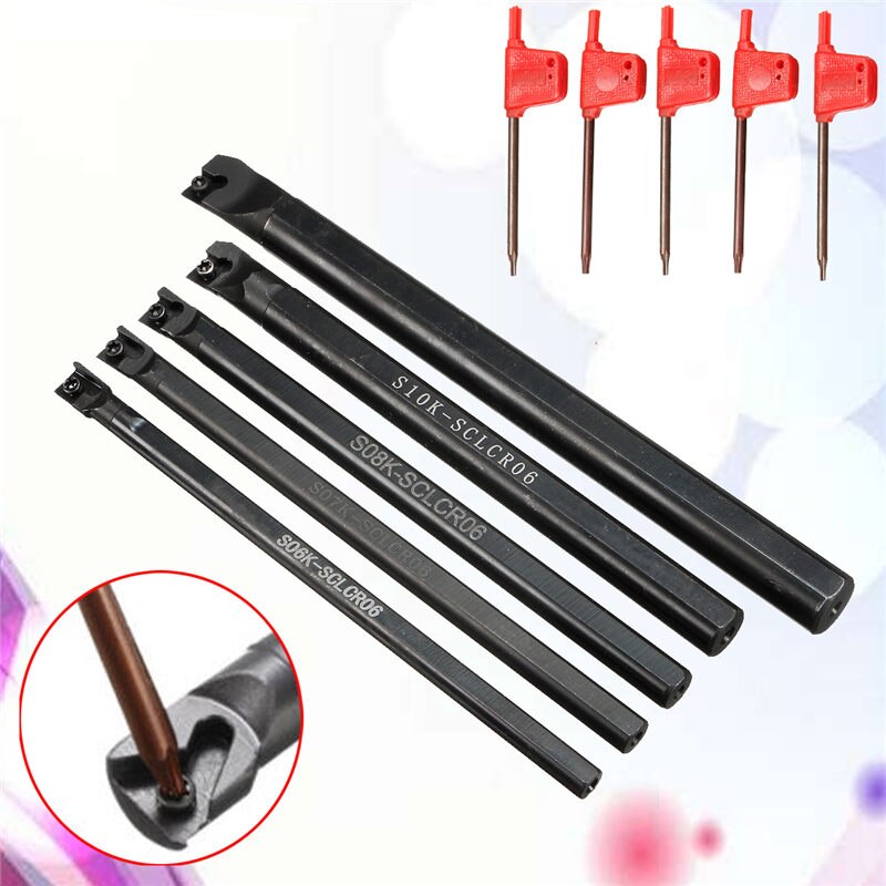 1Set S06K/S07K/S08K/S10K/S12M-SCLCR06 Lathe Turnin... – Grandado