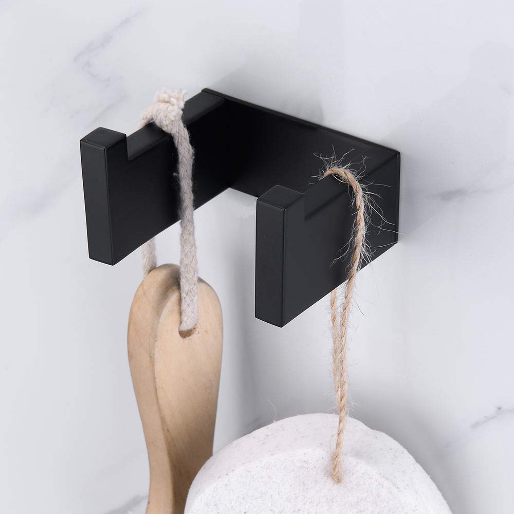 Ingen skrue sort finish pels krog kappe klud krog ... – Grandado