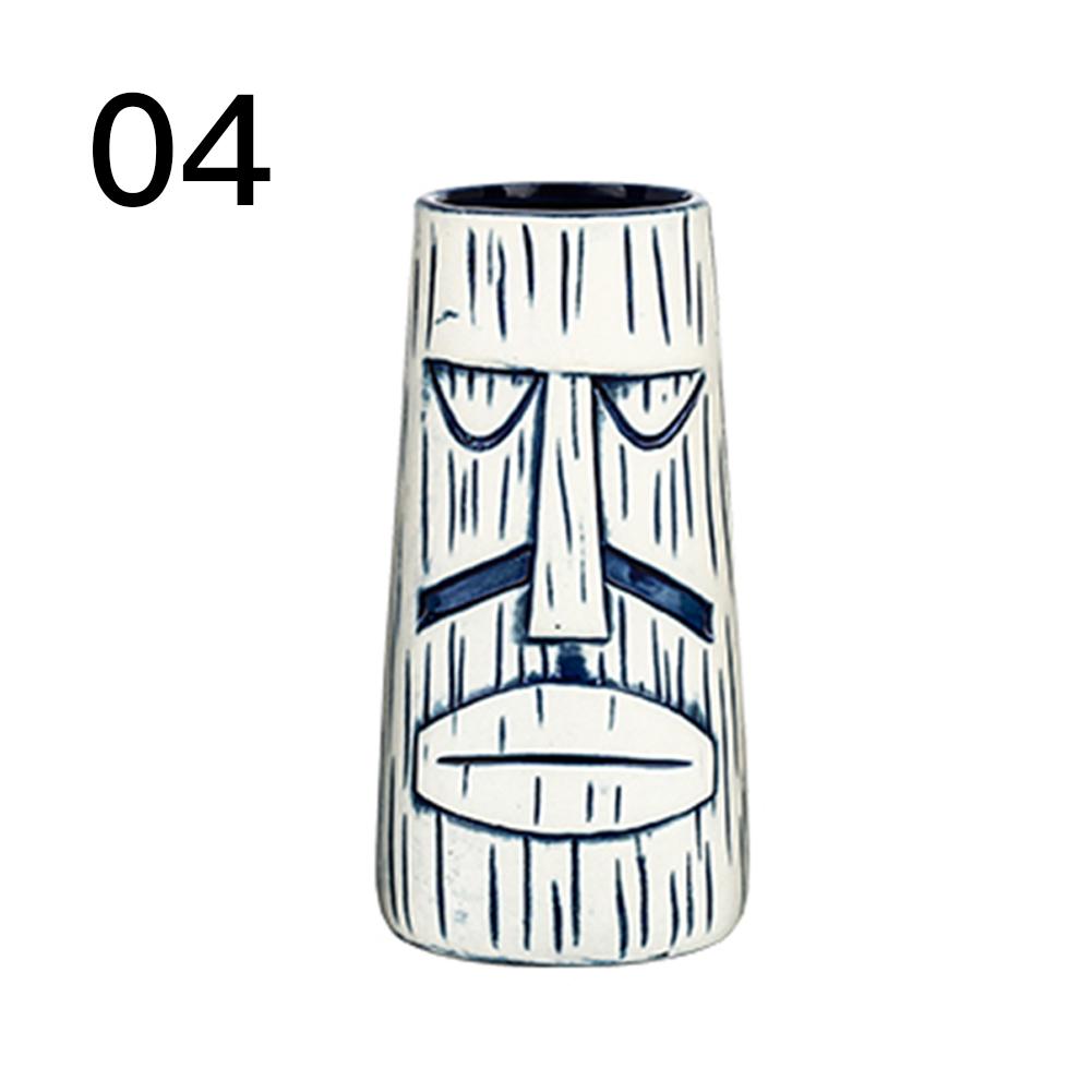 Hawaiian Tiki Cup Cocktail Glass Beer Mug Red Wine... – Grandado