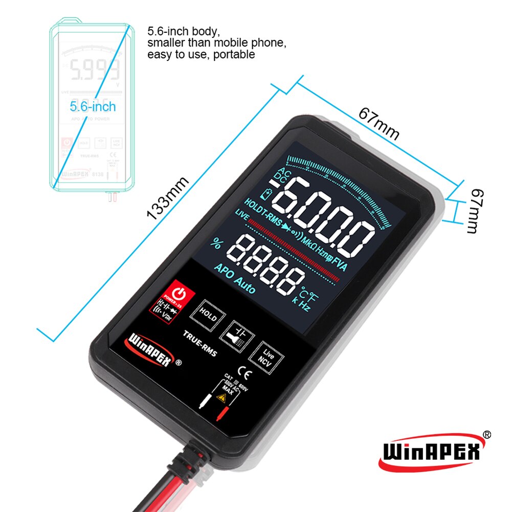 Automatic Digital Multimeter DC Voltage Frequency ... – Vicedeal