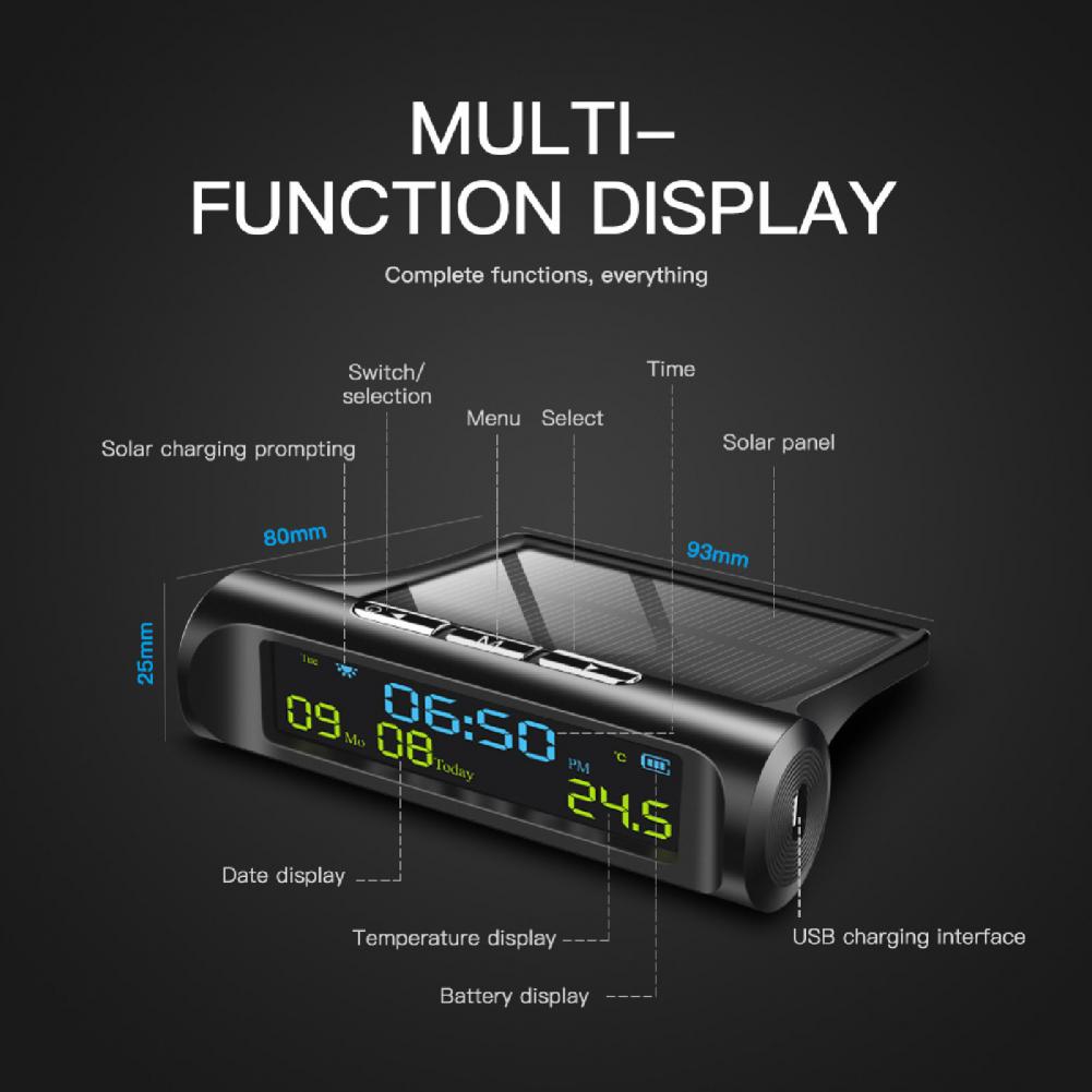 Digital Clock Premium LCD Mini Car Digital Clock H... – Grandado