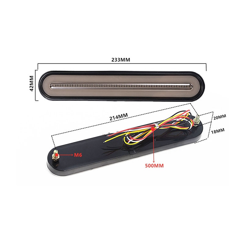 100 LED Trailer Truck Brake Light Waterproof Neon ... – Grandado